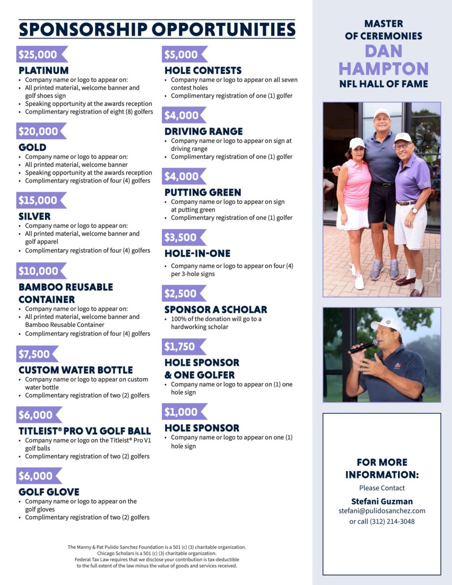 The Manny & Pat Pulido Sanchez Foundation – Sanchez Daniels & Hoffman